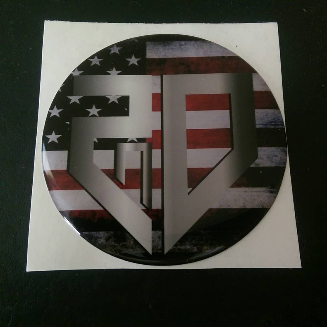 3D Doming Decals – GRITGEAR Apparel